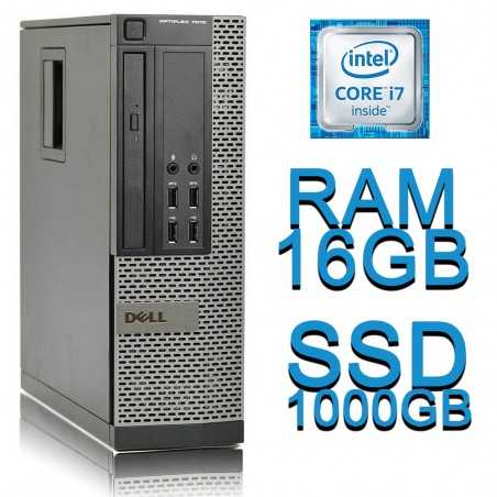 PC CORE I7 RIGENERATO DELL 7010 RAM 16GB SSD 1TB WINDOWS 11 PRO + O...